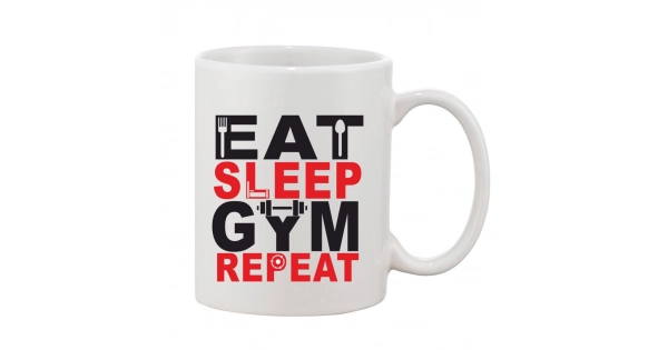 Dropship Generic Printed Ceramic Coffee Mug - 1 Pieces, White, 11oz